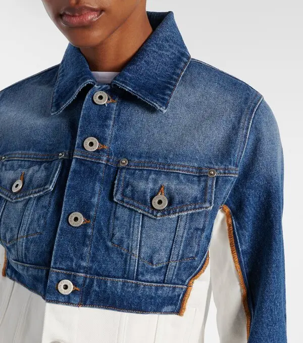 JEAN PAUL GAULTIER Petit Grand Paneled Denim Jacket