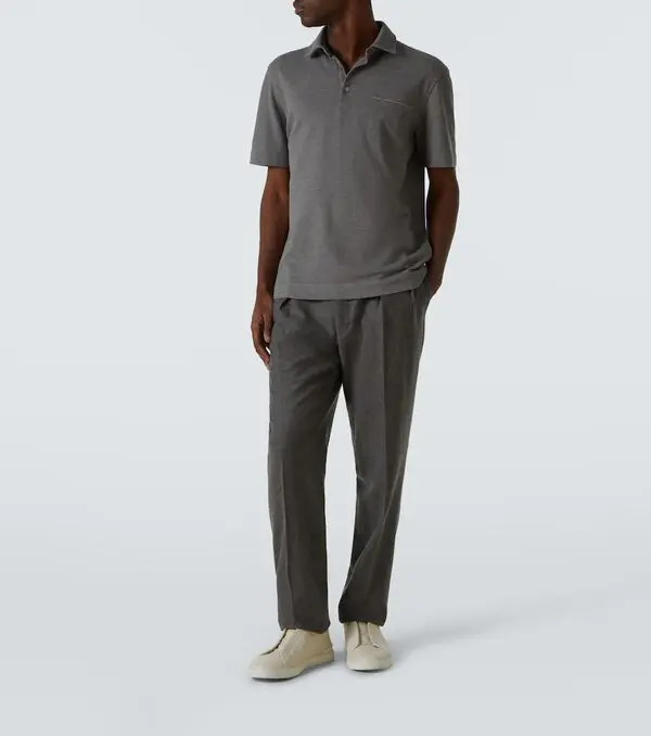 Zegna Cotton Polo Shirt