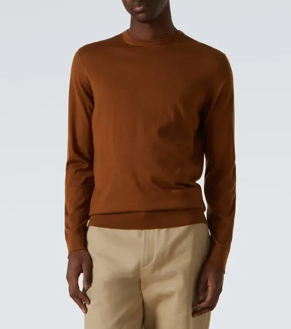 Zegna Cashmere And Silk Crewneck Sweater
