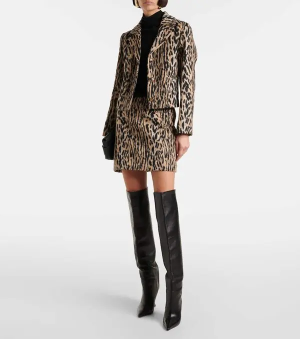Rixo Leila Leopard-print Jacket
