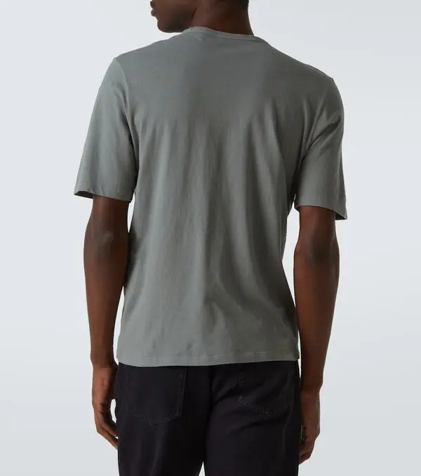 Saint Laurent Logo Cotton Jersey T-shirt