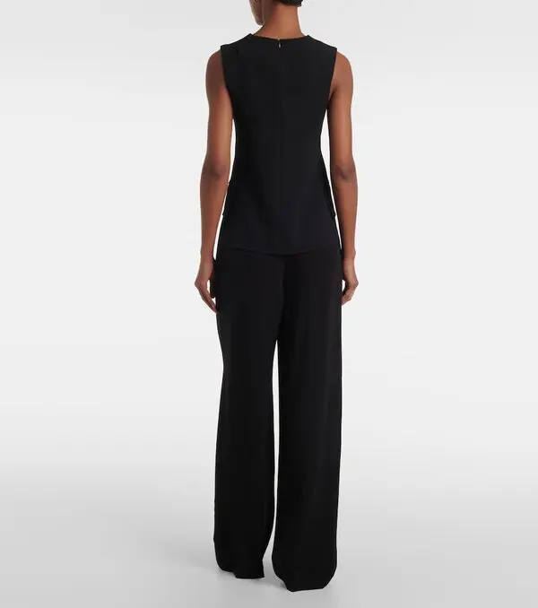 FFORME Gilma Peplum Top - Black
