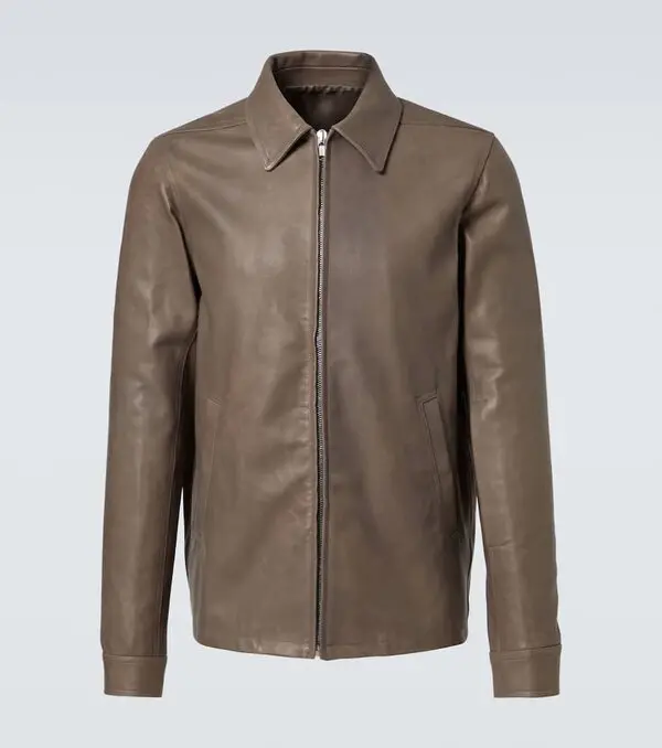 Rick Owens Brad Leather Jacket