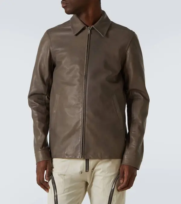 Rick Owens Brad Leather Jacket
