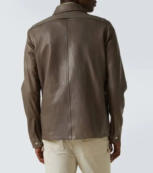 Rick Owens Brad Leather Jacket