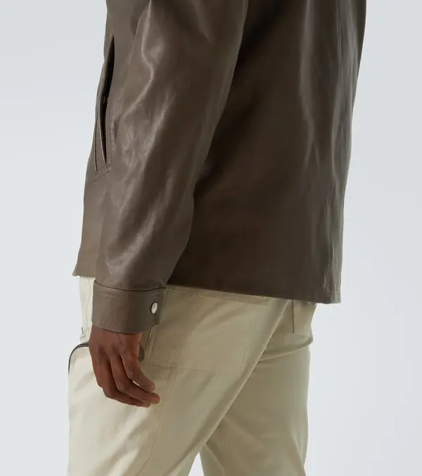Rick Owens Brad Leather Jacket