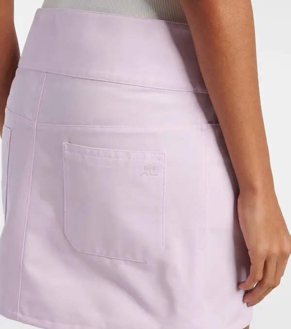 COURREGES Courrèges Belted Miniskirt - Pink