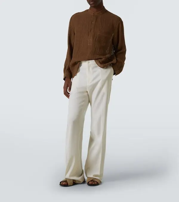 Le Kasha Amasa Linen Gaz Tunic