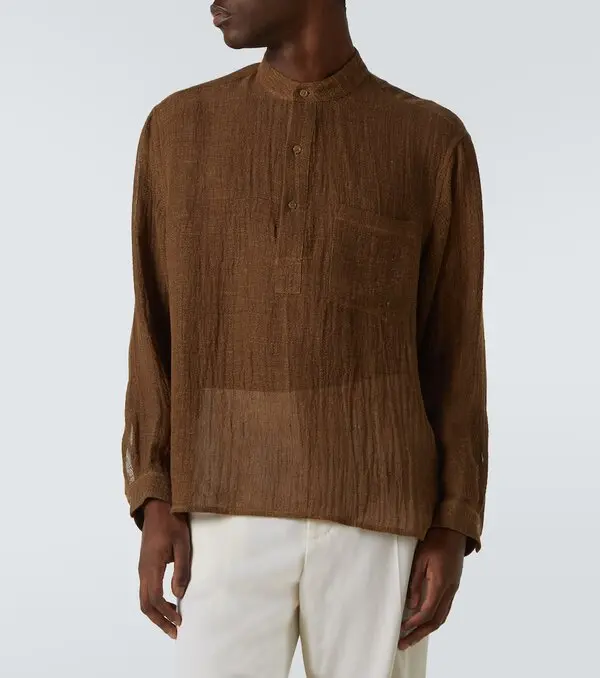 Le Kasha Amasa Linen Gaz Tunic