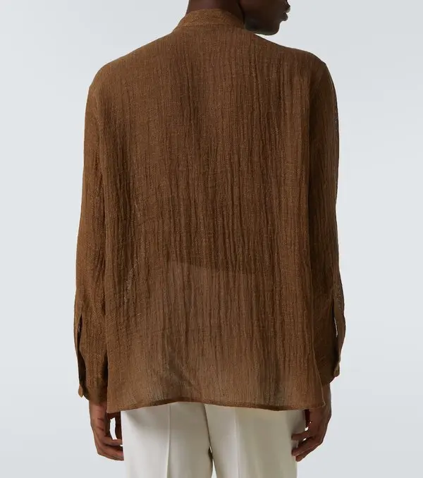Le Kasha Amasa Linen Gaz Tunic