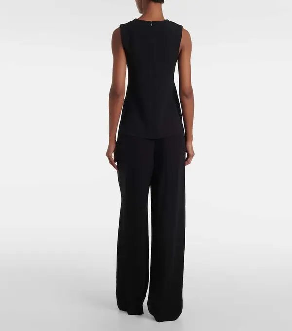 FFORME Gilma Peplum Top - Black