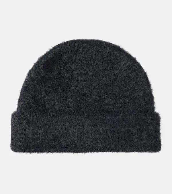Balenciaga Bb Wool-blend Beanie - Black