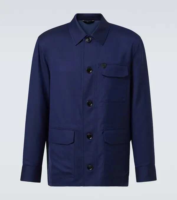 Brioni Wool And Silk Jacket