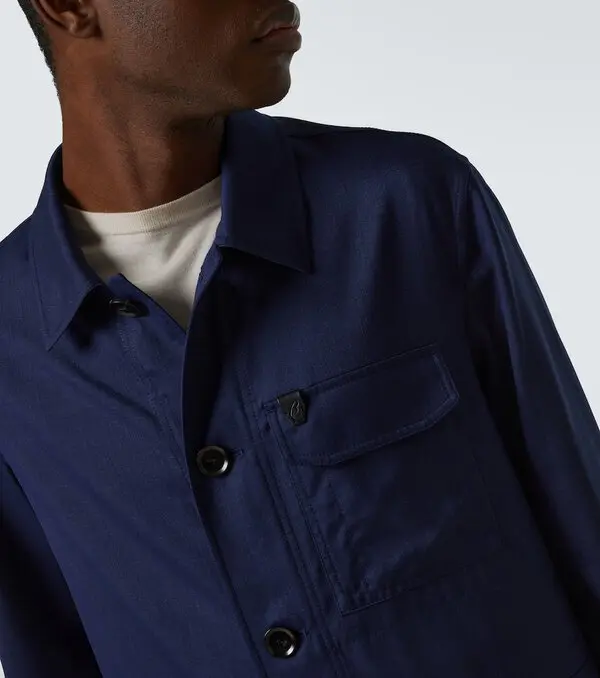 Brioni Wool And Silk Jacket