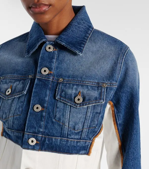 JEAN PAUL GAULTIER Petit Grand Paneled Denim Jacket