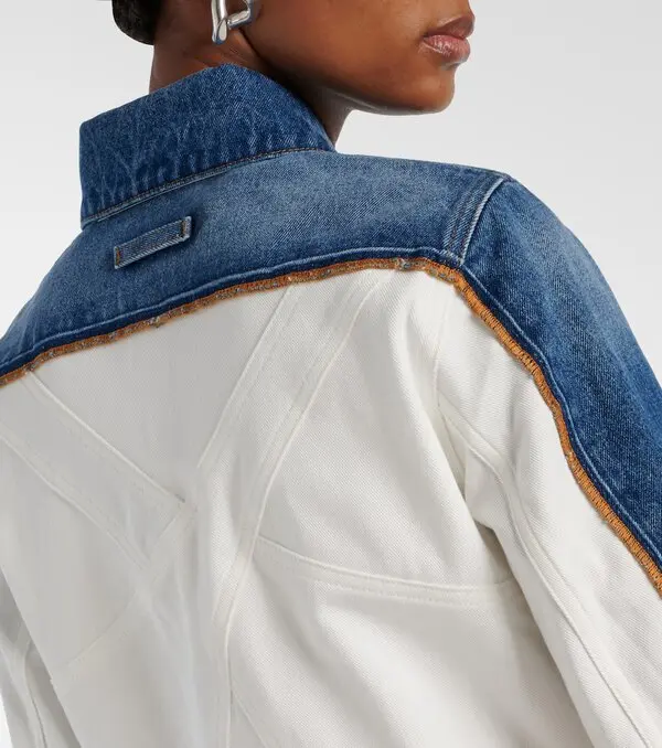 JEAN PAUL GAULTIER Petit Grand Paneled Denim Jacket