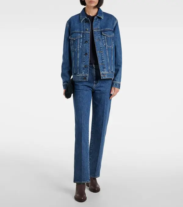 Loro Piana Brooke Mid-rise Cropped Jeans