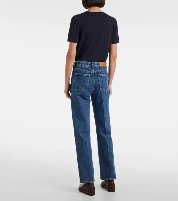 Loro Piana Brooke Mid-rise Cropped Jeans