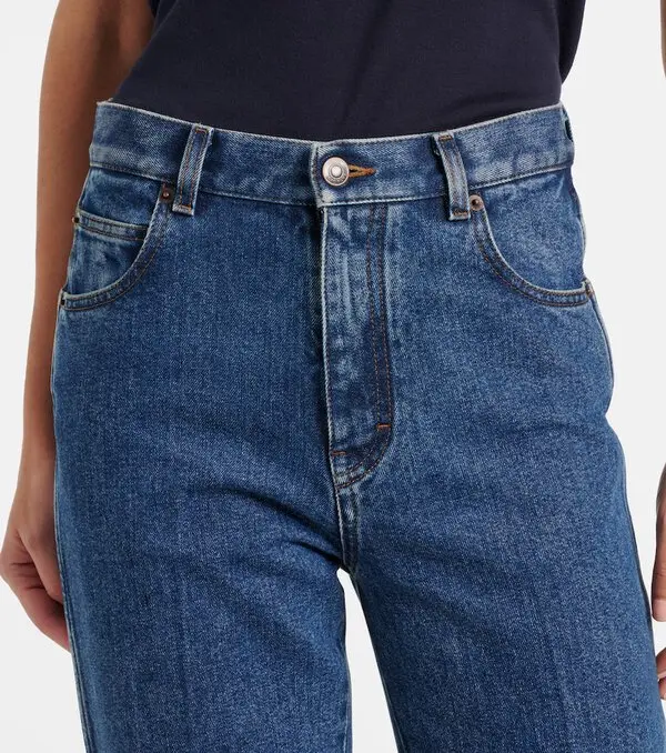 Loro Piana Brooke Mid-rise Cropped Jeans