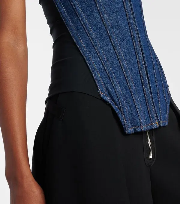 JEAN PAUL GAULTIER Paneled Denim Corset