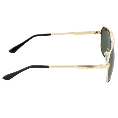 BREED Norma Polarized Aviator Sunglasses - Gold/black