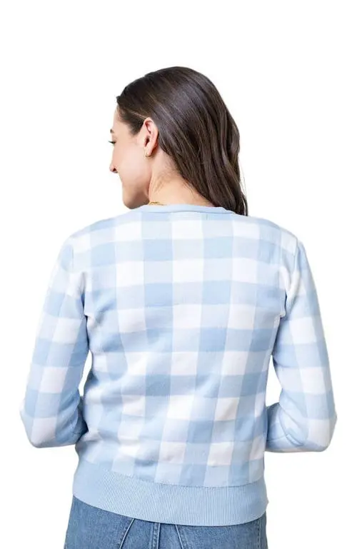 HOPE & HENRY Organic Tweed Stitch Cotton Cardigan