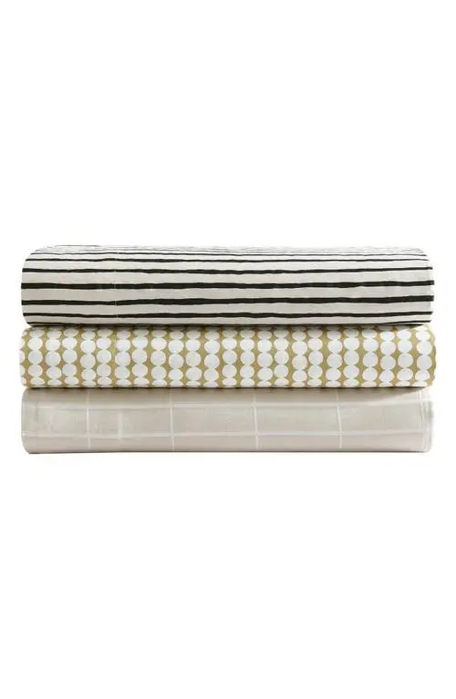 Marimekko Piccolo Stripe Cotton Sateen Sheet Set