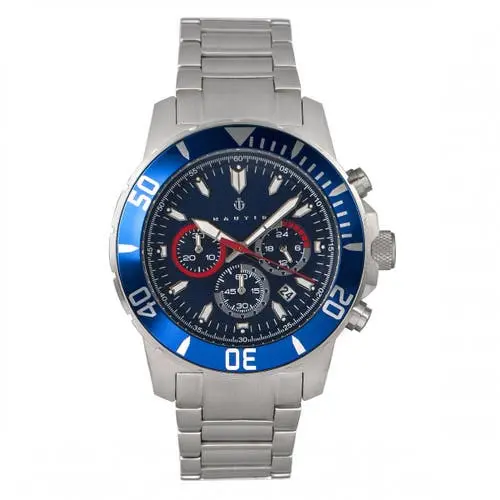 NAUTIS Dive Chrono 500 Chronograph Bracelet Watch - Blue