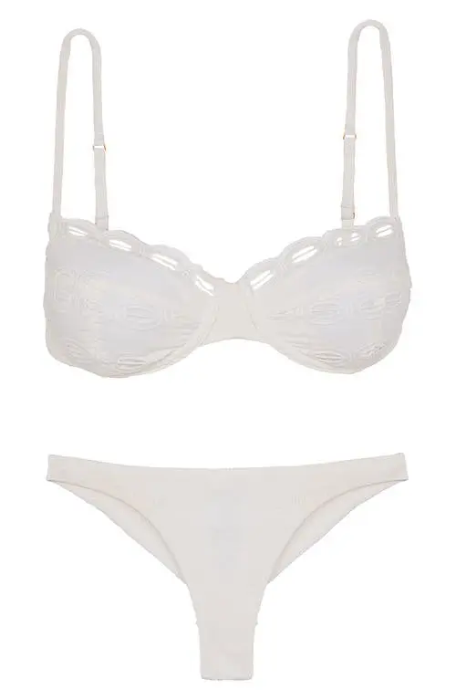 VIX PAULA HERMANNY Firenze Bikini Bottom - White