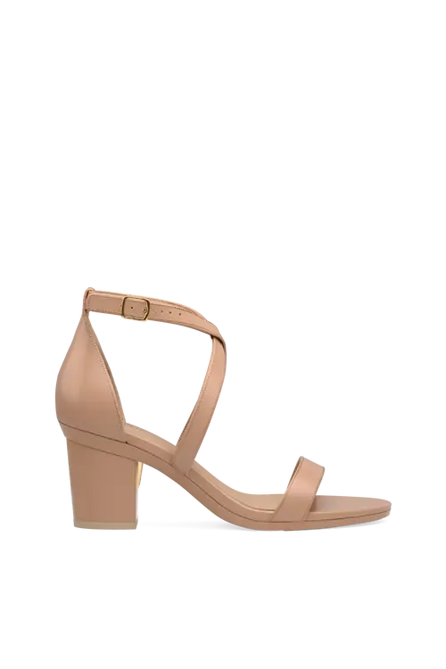 PASHION FOOTWEAR The Sandal 3" Block Convertible Heel