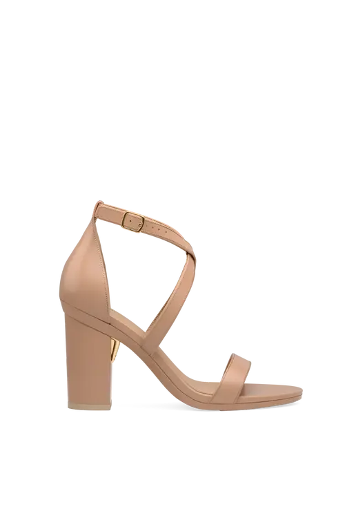 PASHION FOOTWEAR The Sandal 4" Block Convertible Heel