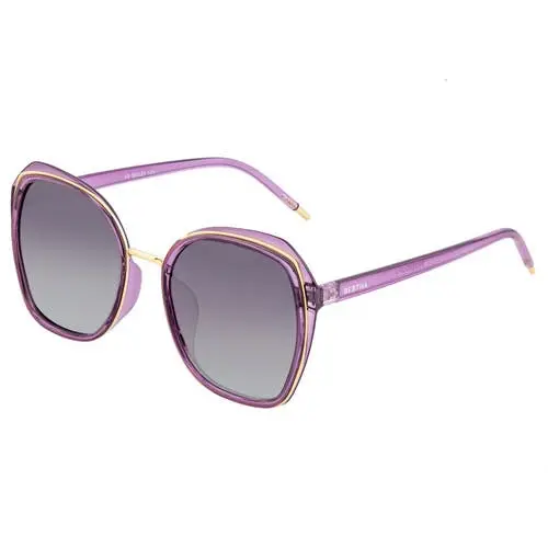 BERTHA WATCHES Jade Polarized Sunglasses - Purple/black