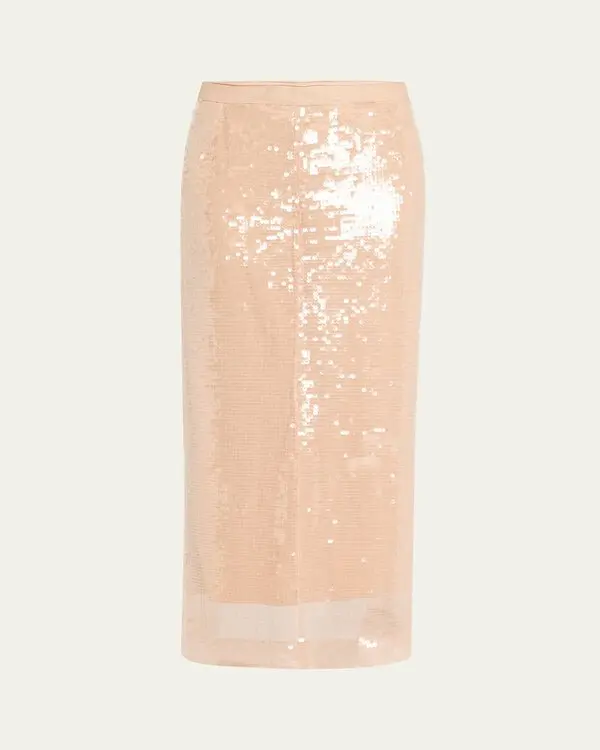 Ramy Brook Annita Sequined Midi Skirt