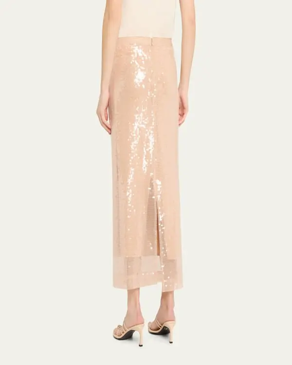 Ramy Brook Annita Sequined Midi Skirt