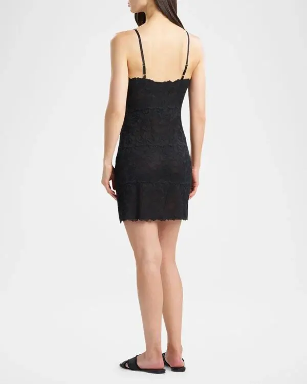 Natori Peony Lace Chemise - Black