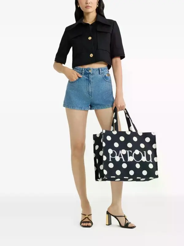 Patou Denim Mini Shorts