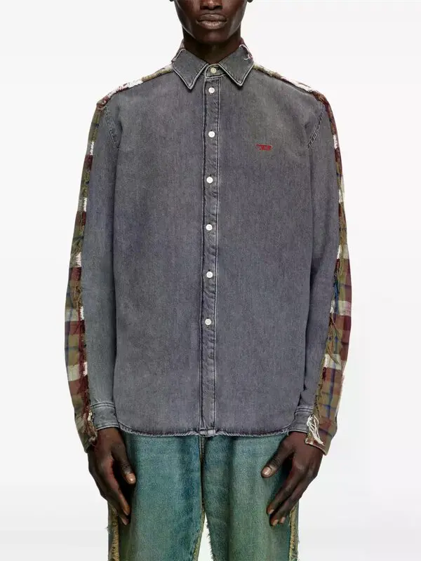 DIESEL® X Timberland Checked Shirt - Grey