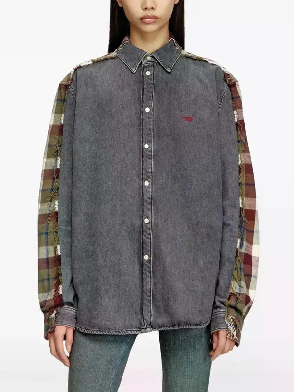DIESEL® X Timberland Checked Shirt - Grey