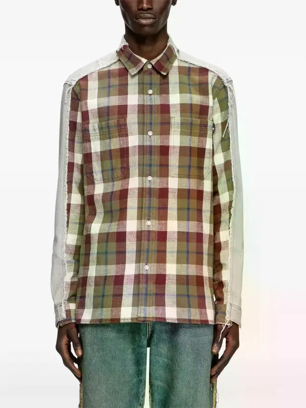 DIESEL® X Timberland Checked Shirt - Green