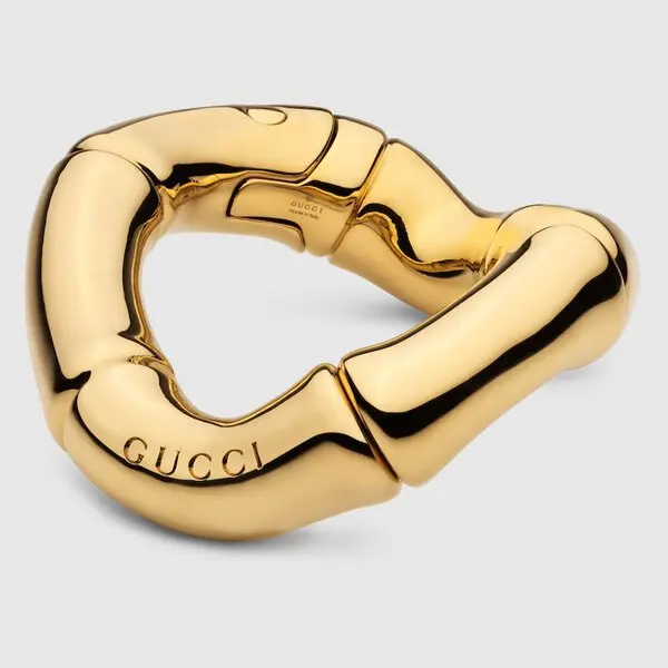 Gucci Bamboo Cuff Bracelet - Gold-toned Metal