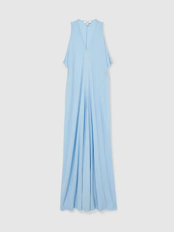 REISS Delia Jersey Maxi Dress