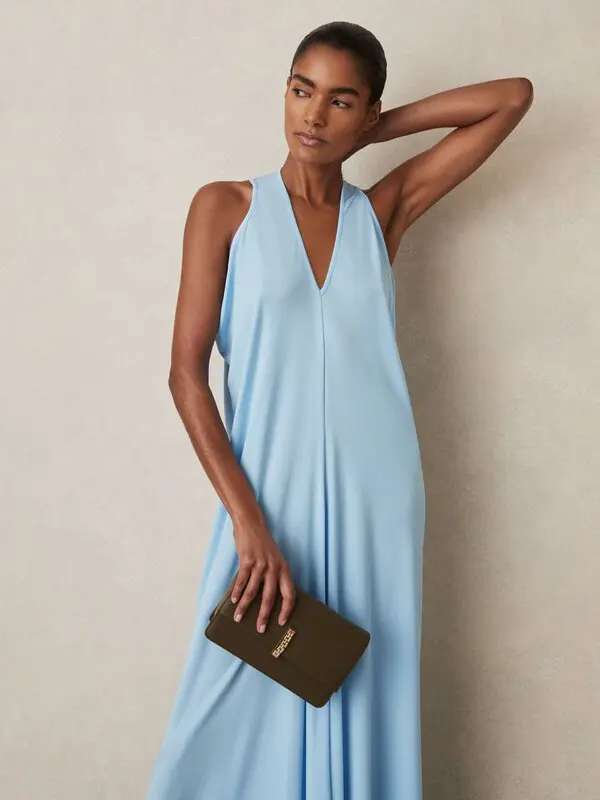 REISS Delia Jersey Maxi Dress