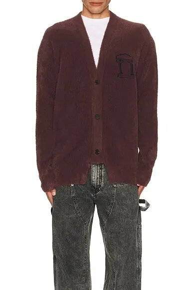 Aries Oversized Chenille Knit Cardigan