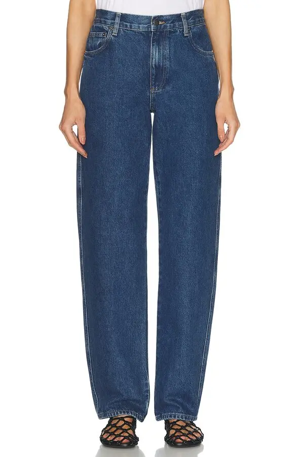 Matteau Relaxed Wide Leg Jeans - Classic Wash