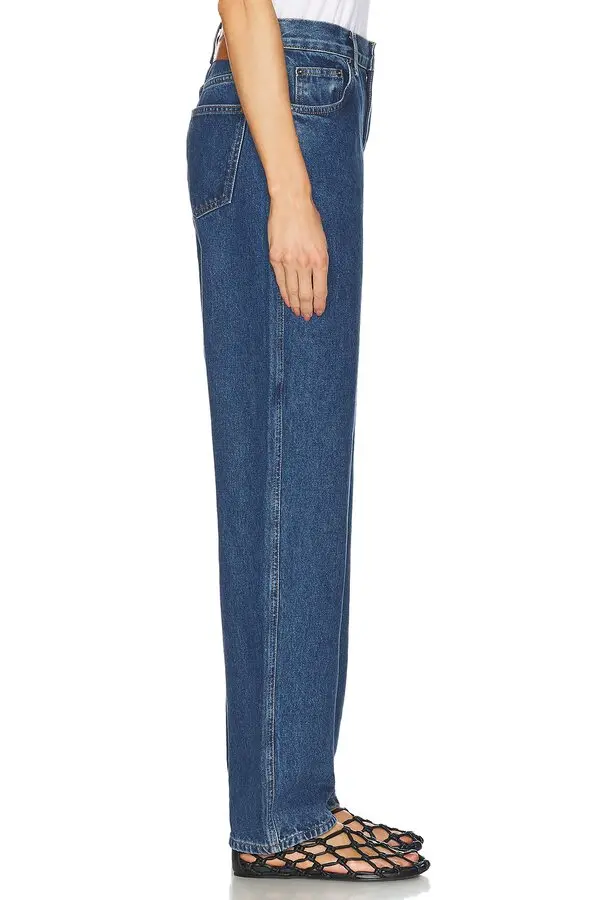 Matteau Relaxed Wide Leg Jeans - Classic Wash