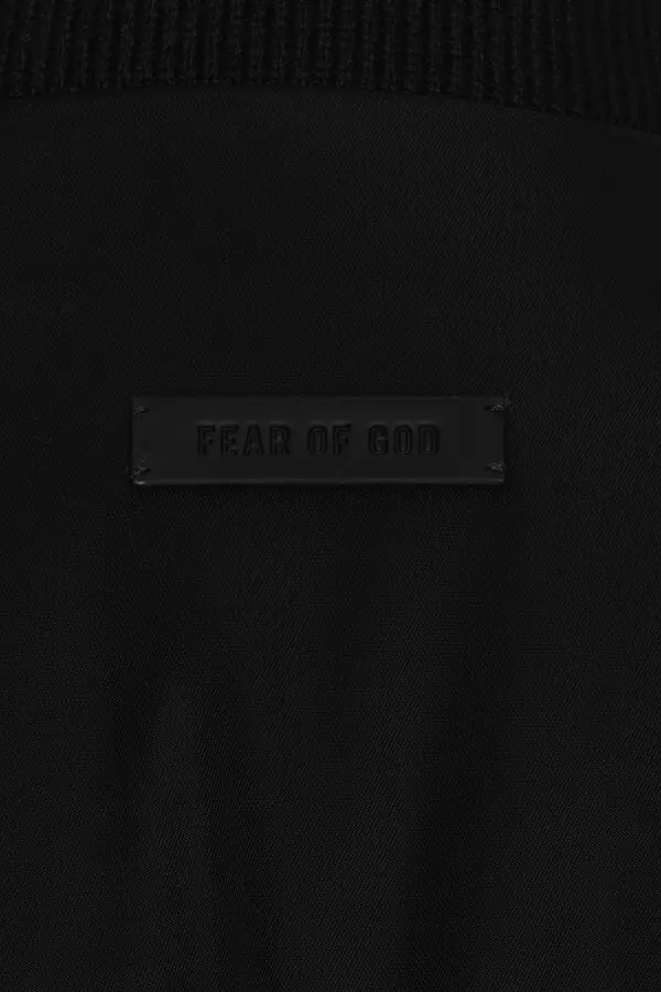 Fear Of God High Neck Bomber Jacket - Black