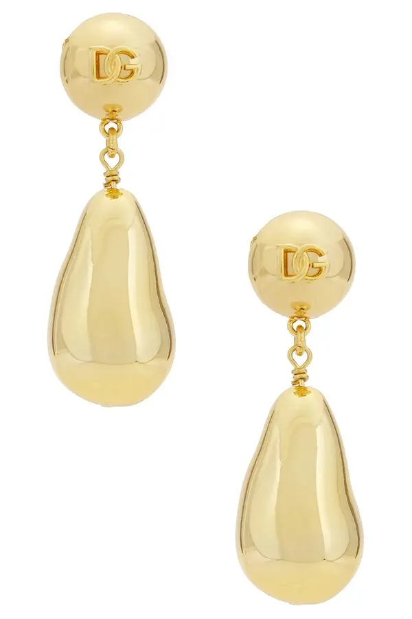 Dolce & Gabbana Teardrop Dangle Earrings - Gold