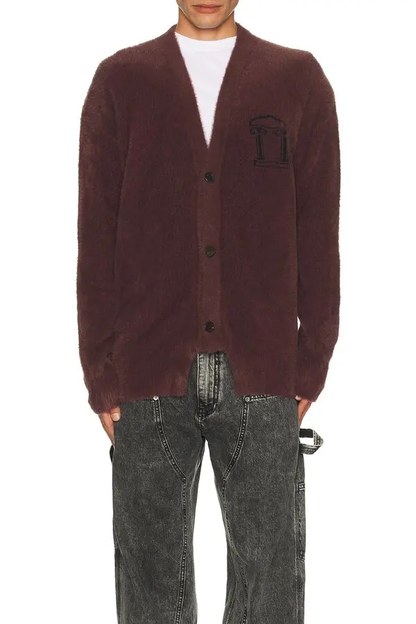 Aries Oversized Chenille Knit Cardigan