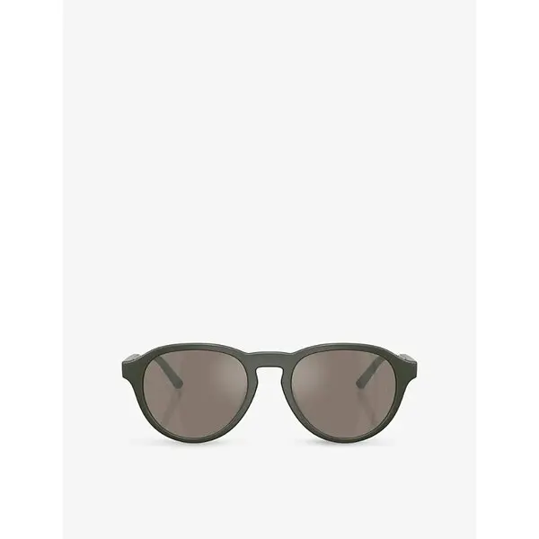Oliver Spencer Phantos Frame Injected Sunglasses - Green