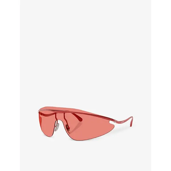 FERRARI Fh1015 Irregular Sunglasses - Red